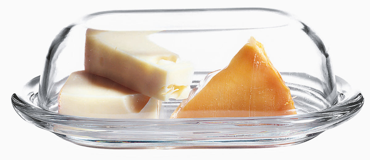 Pasabahce Basic Butter Plate with Cover - 16.9x10.1cm – ETTC