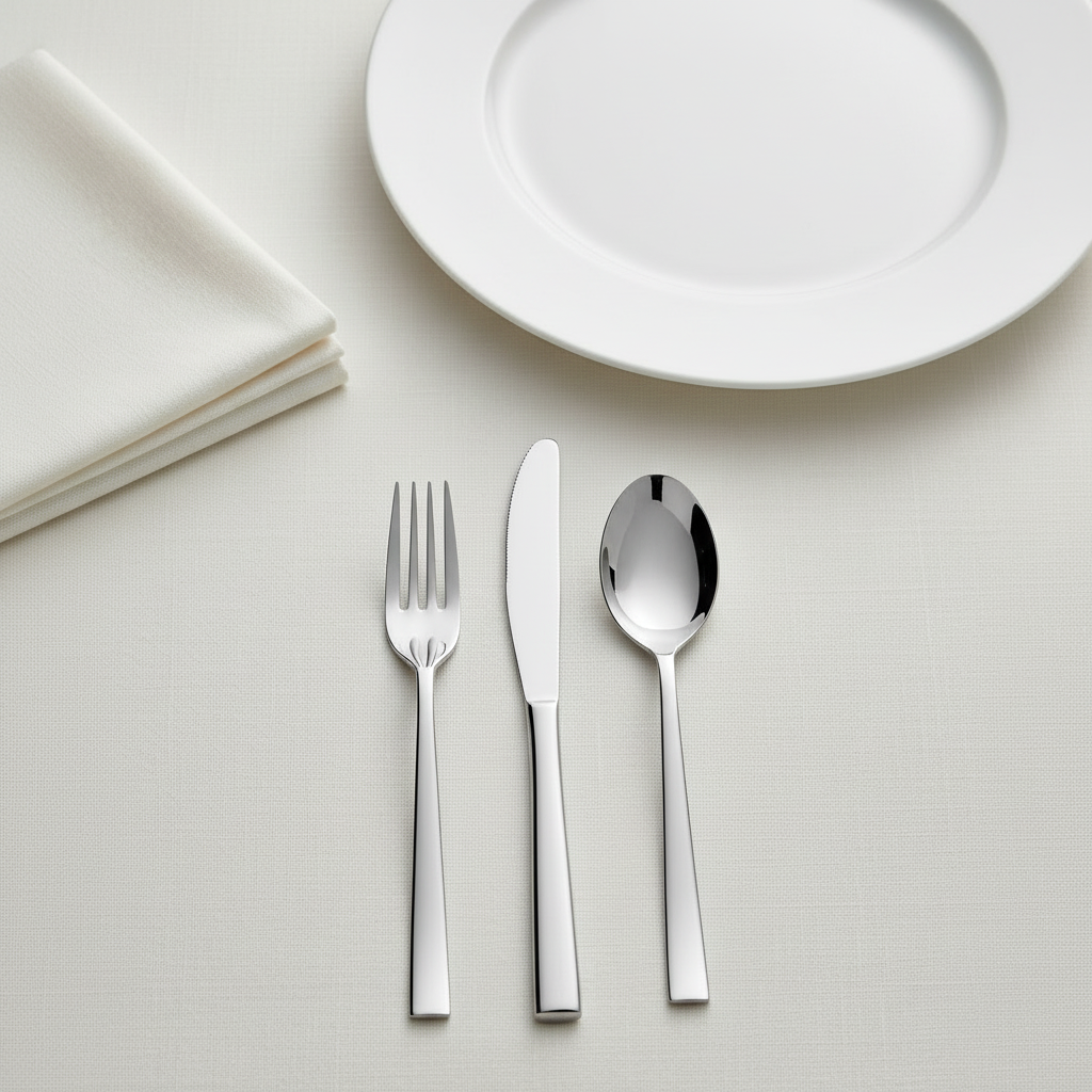 Abert Flair Cutlery Set - Silver, 24 Pieces – ETTC