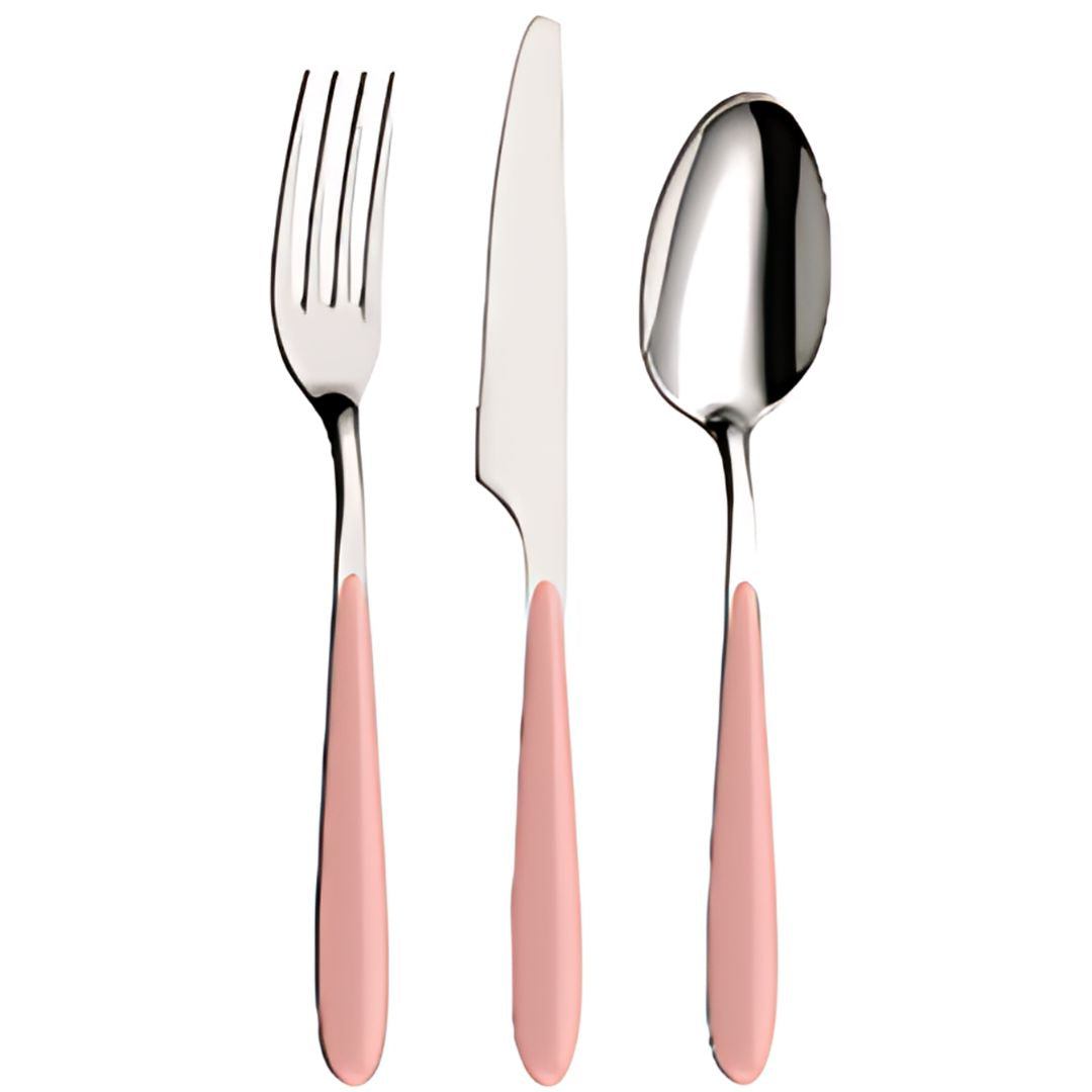Abert Vivace Cutlery Set - Pink, 24 Pieces – ETTC