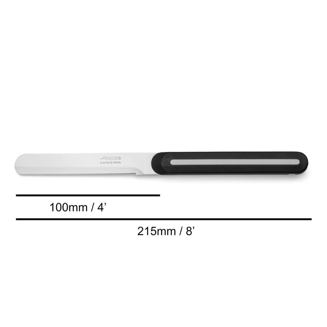 Arcos Linea Serrated Table Knife - Black, 21.5cm – ETTC