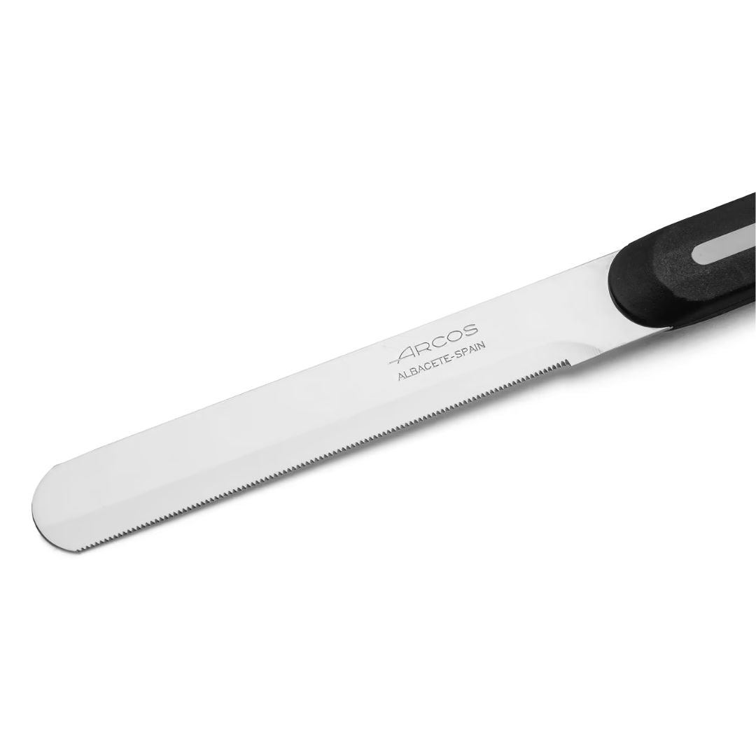 Arcos Linea Serrated Table Knife - Black, 21.5cm – ETTC