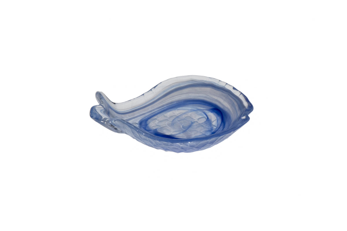 ArdaCam Aquarium Fish Bowl - Blue & White, 16*11.5 cm – ETTC
