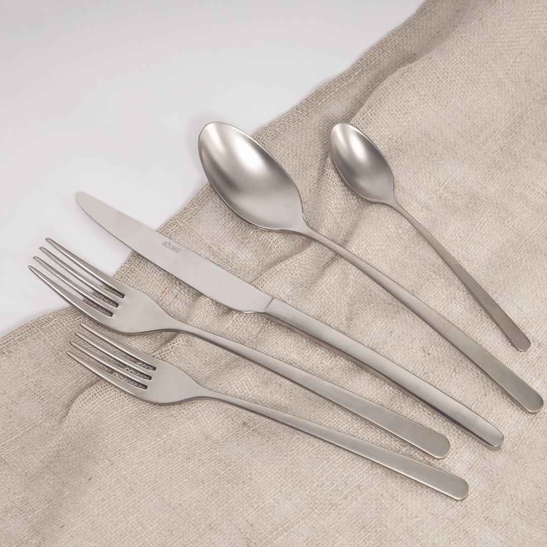 Abert Step Table Spoon - Matte Silver – ETTC