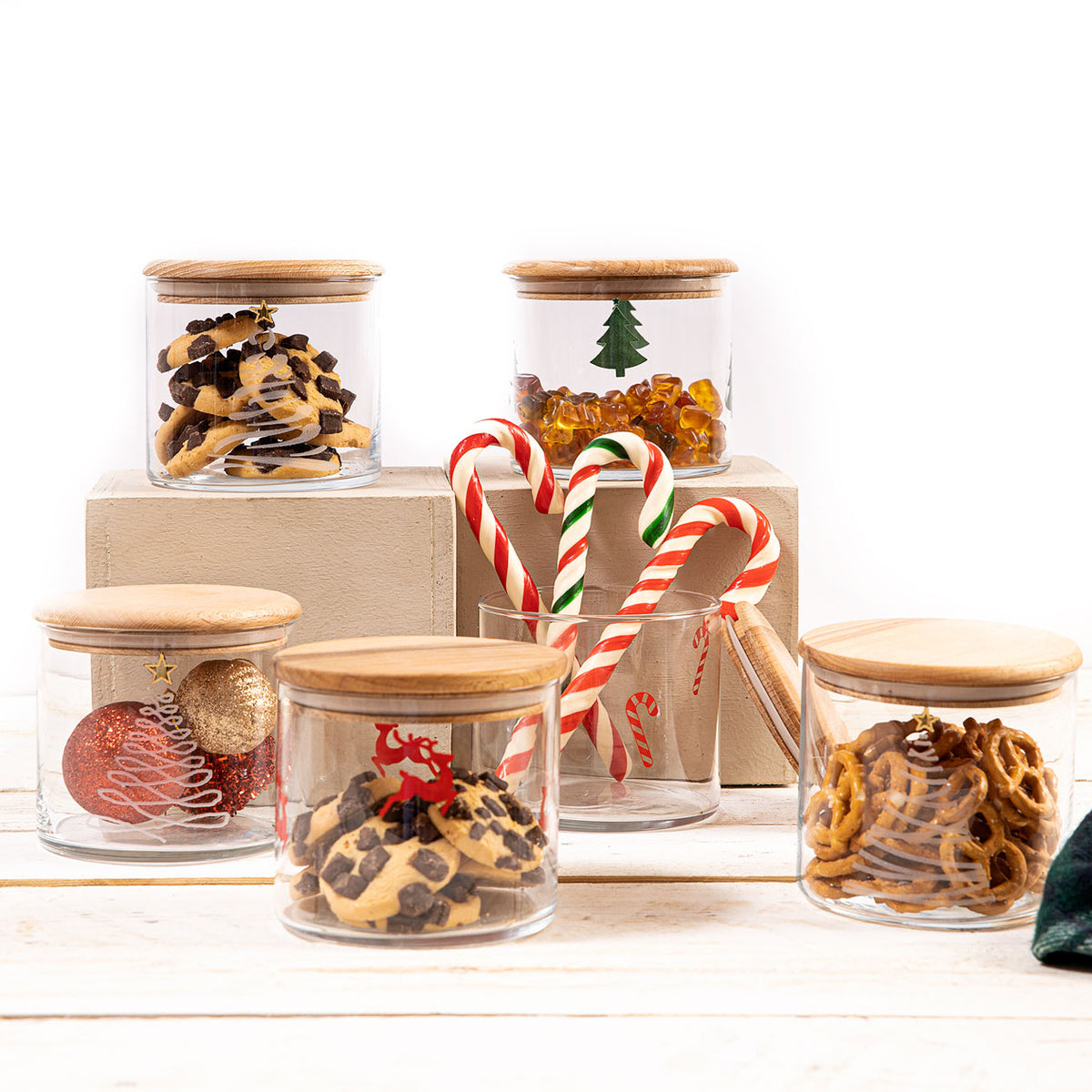 Pasabahce Essentials Jar - Frosted Christmas Tree 2, 620ml – ETTC