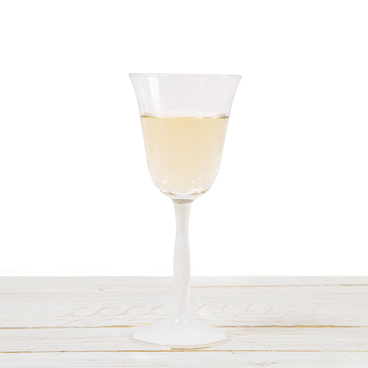 Pasabahce Soprano White Wine Glass - White Stem, 195ml – ETTC