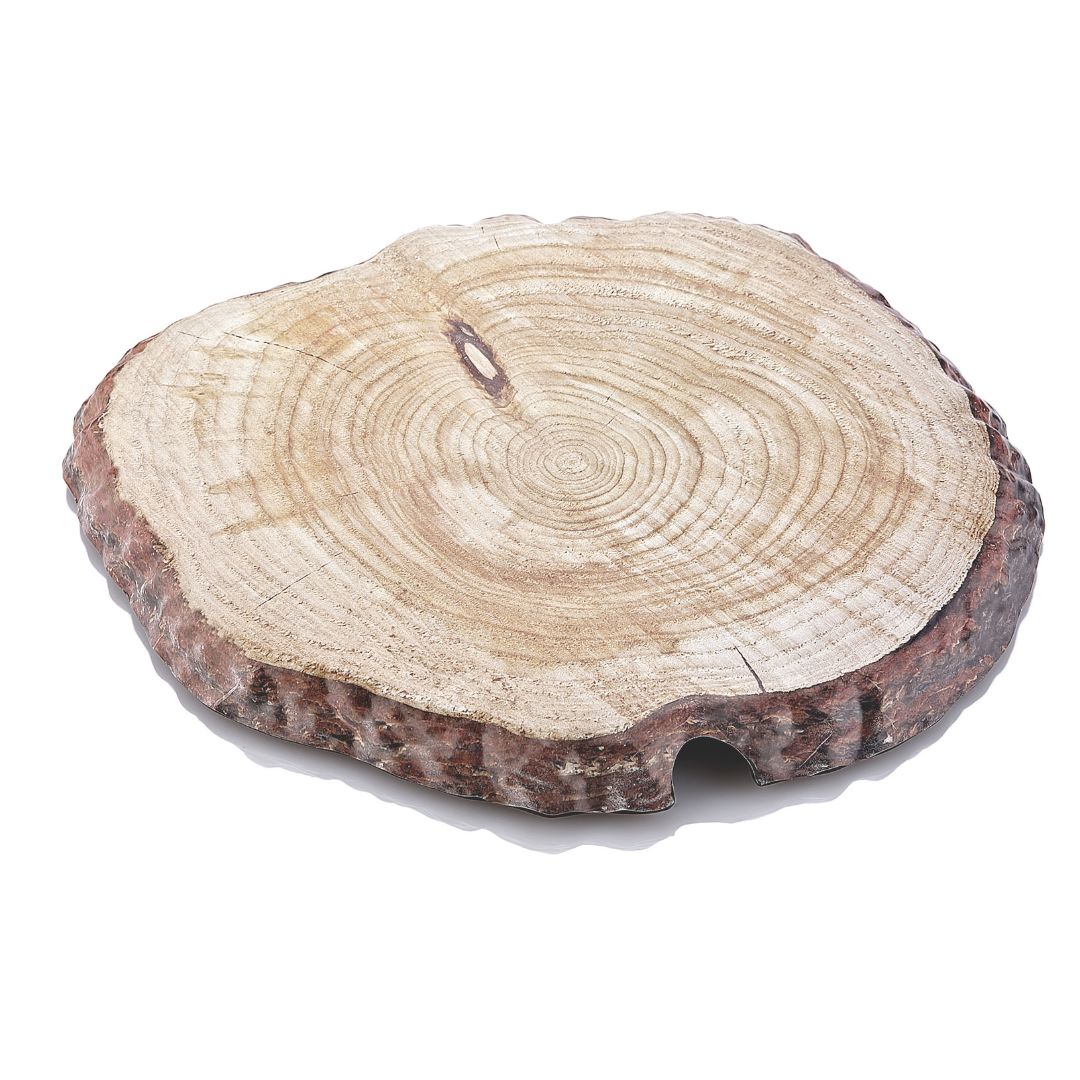 Kulsan Wood Effect Round Board - 33x30cm – ETTC