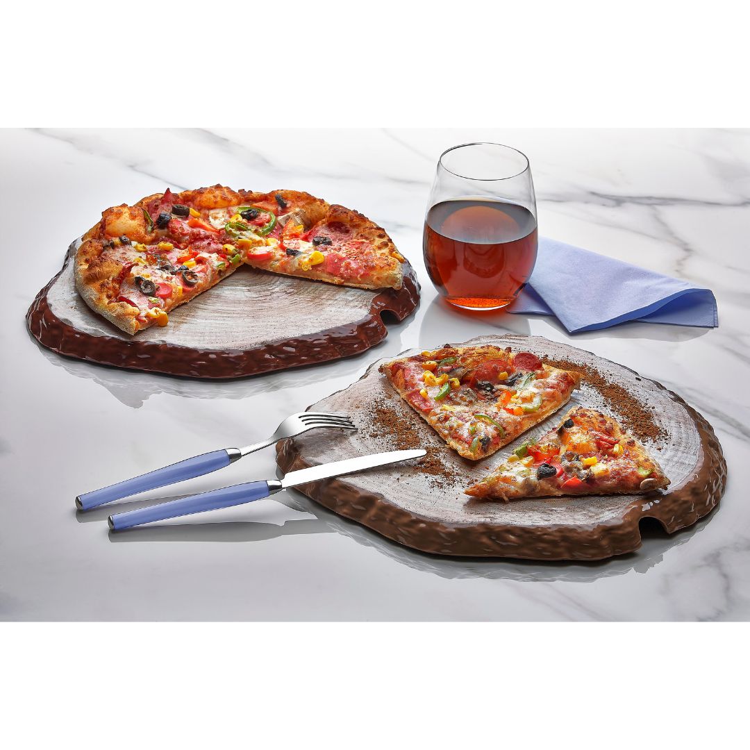 Kulsan Wood Effect Round Board - 33x30cm – ETTC