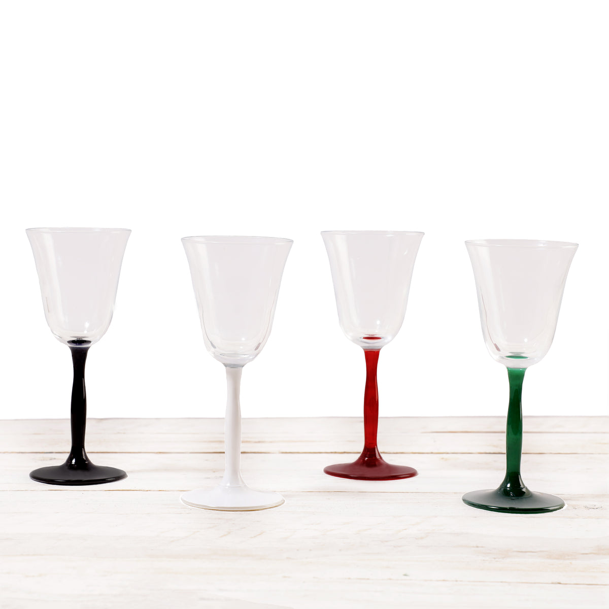 Pasabahce Soprano White Wine Glass - Green Stem, 195ml – ETTC