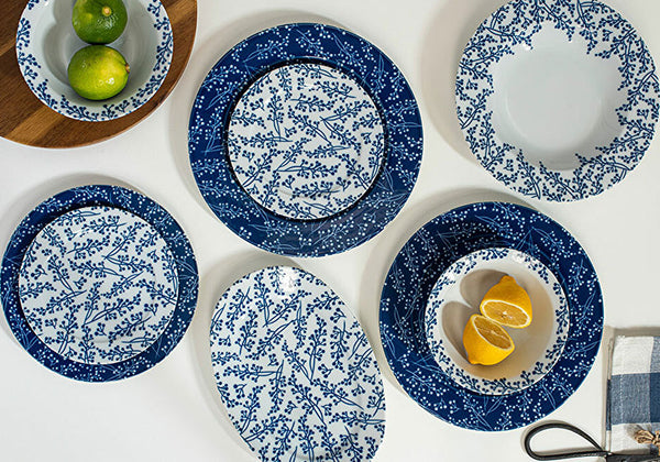 Bonna Aura Aqua Dinner Set - 39 Pieces for 6 People – ETTC