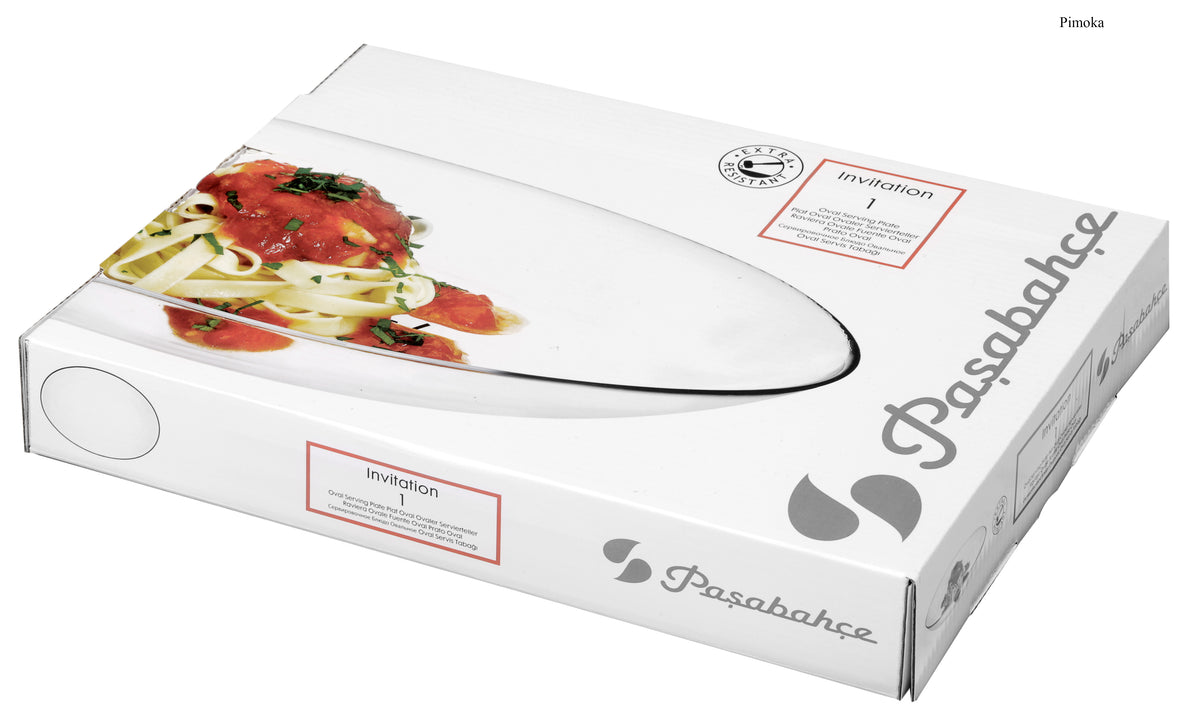 Pasabahce Invitation Oval Serving Plate - 29cm – ETTC