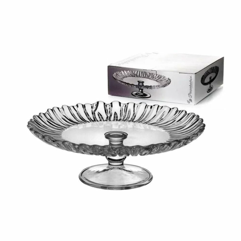Pasabahce Aurora Footed Serving Platter - 20.5cm – ETTC