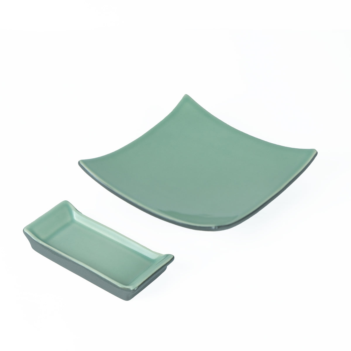 Faria & Bento Appetizer Plates Set - Green, 2 Pieces – ETTC