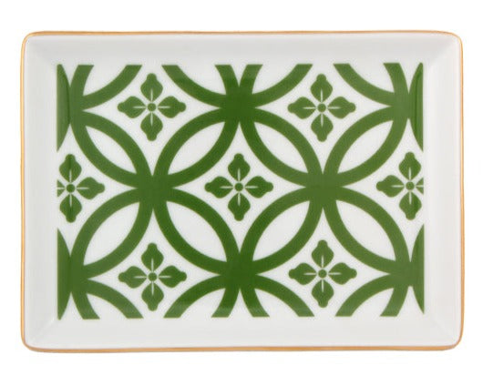 Porland Morocco Rectangular Plate - Green, 18x13cm – ETTC