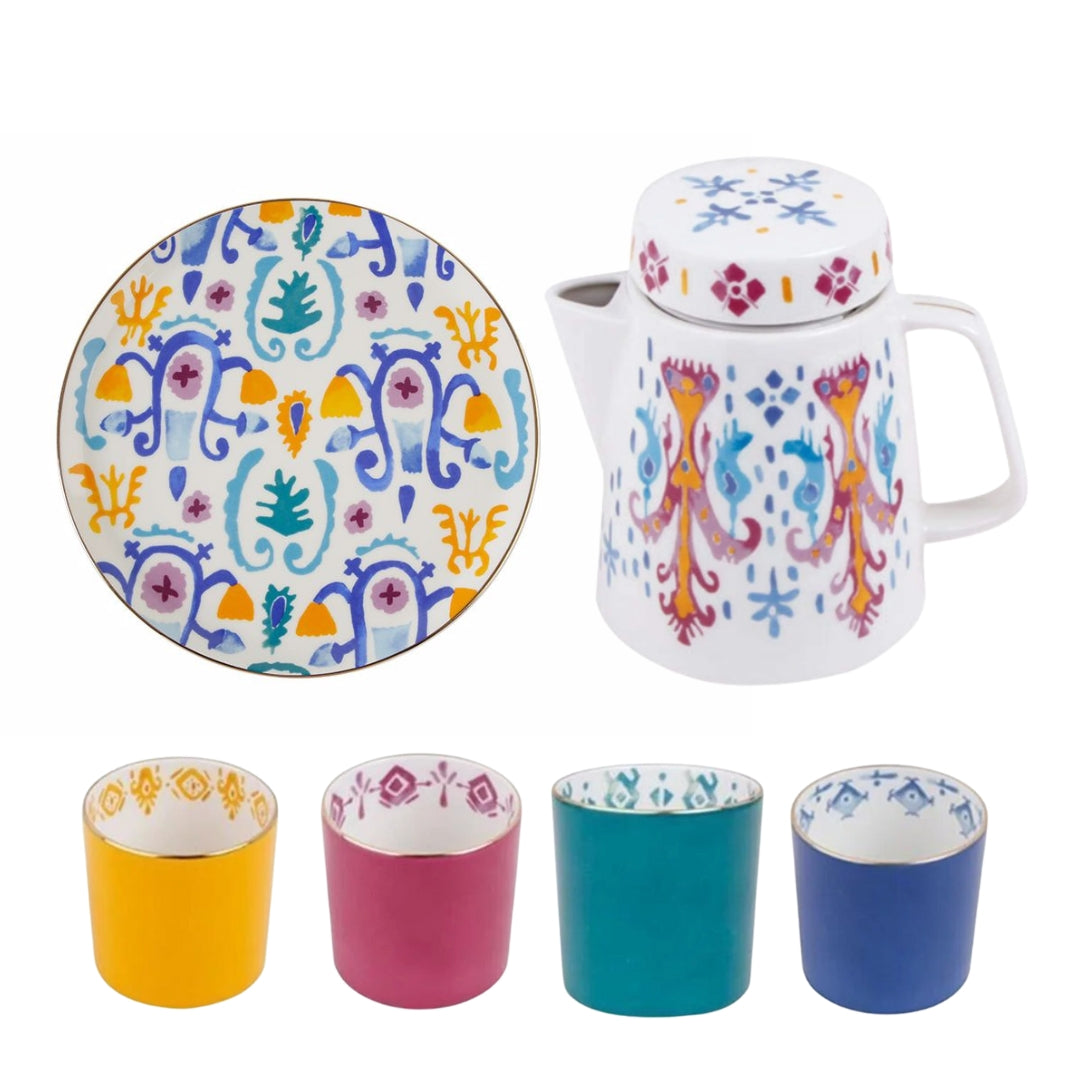 Porland Posh Tea Set - 6 Pieces – ETTC